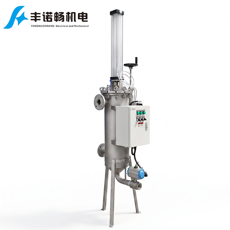 273mm Pneumatic Cylinder Scraper Filter with Automatic Cleaning System ...